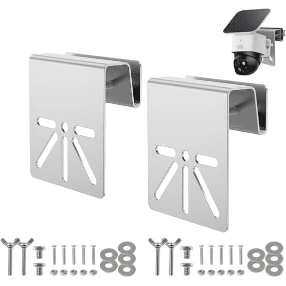 2pcs Gutter Mount Bracket for Eufy Security SoloCam S340/S330/E30 ...