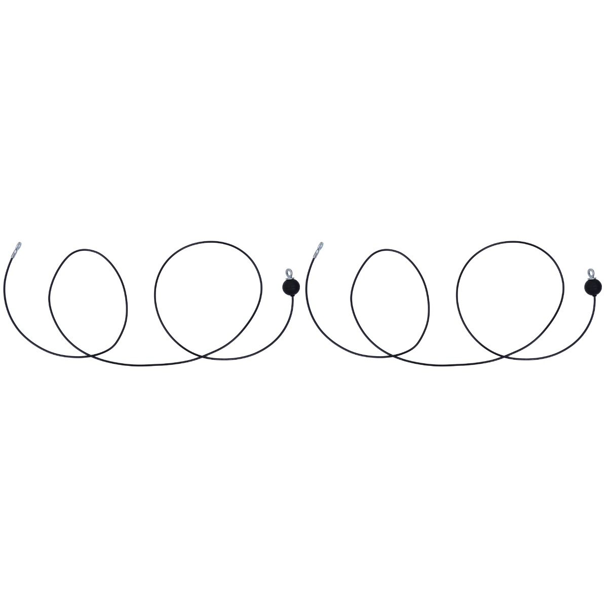 2pcs Gym Wire Cable Braided Steel Wire Cable Rubber Coated Wire Rope ...