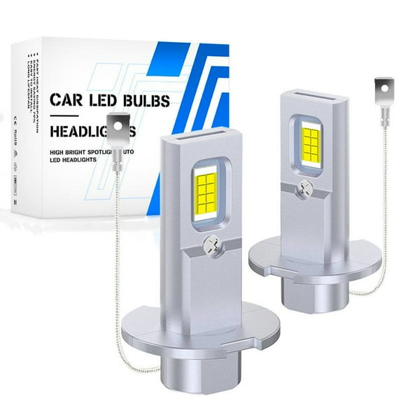 2pcs H3 LED 6000K headlight Bulb Light Lamp Car Auto Head Lamp Kit ...