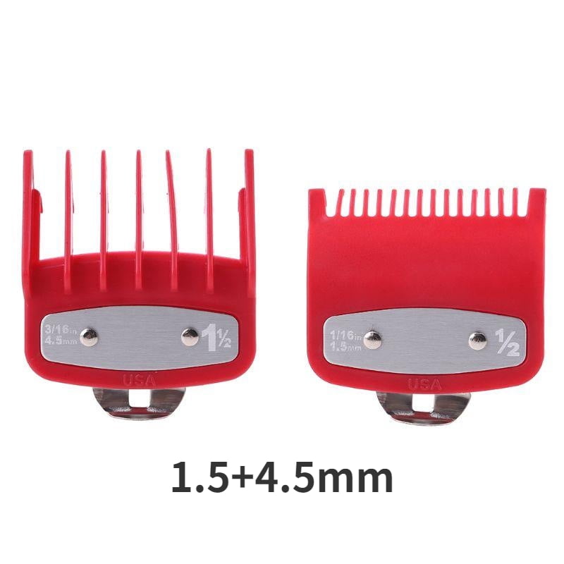 2pcs Hair Clipper Guide Comb Cutting Limit Combs Standard Guards Attach ...