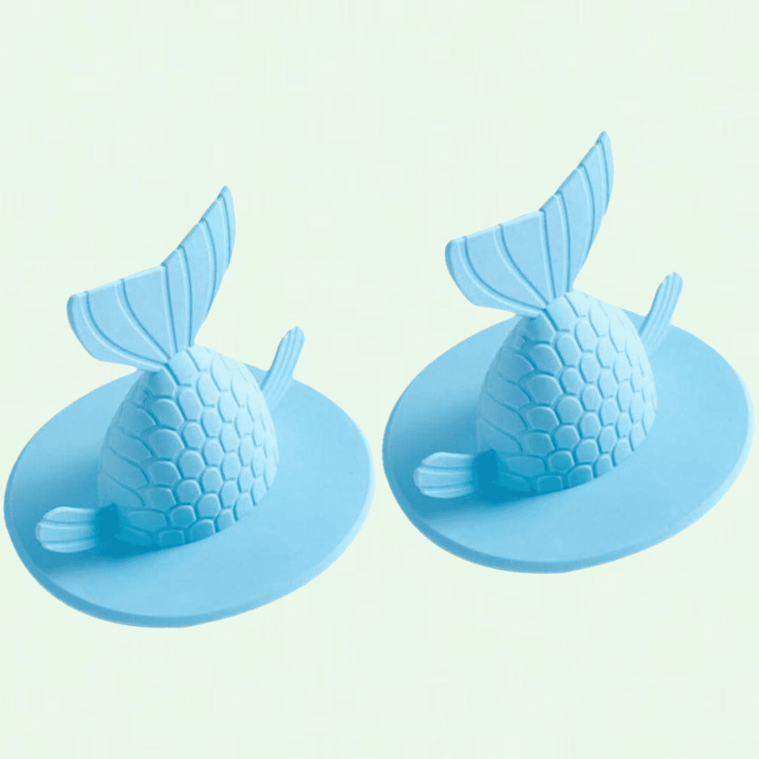 2pcs Hair Stopper for Tub, Silicone Tub Stopper Floor Drain Sink Cover ...