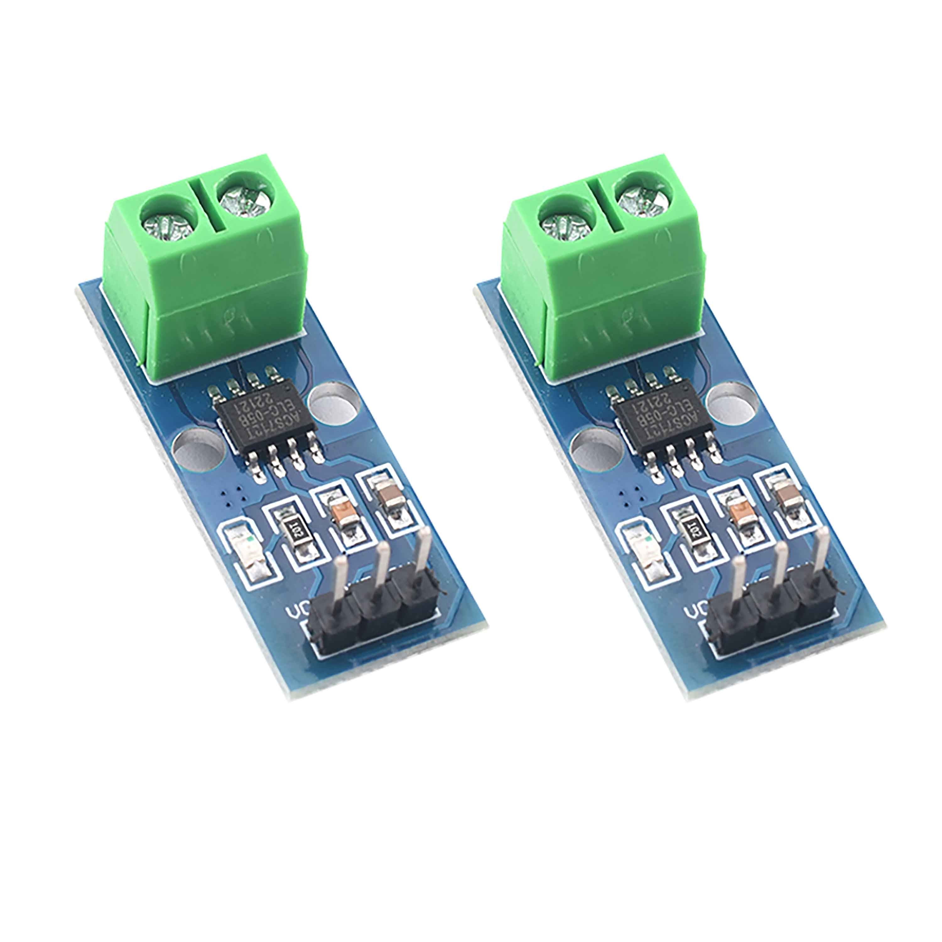 2pcs Hall Current Sensor Module Range Current Inspect With Over Current ...