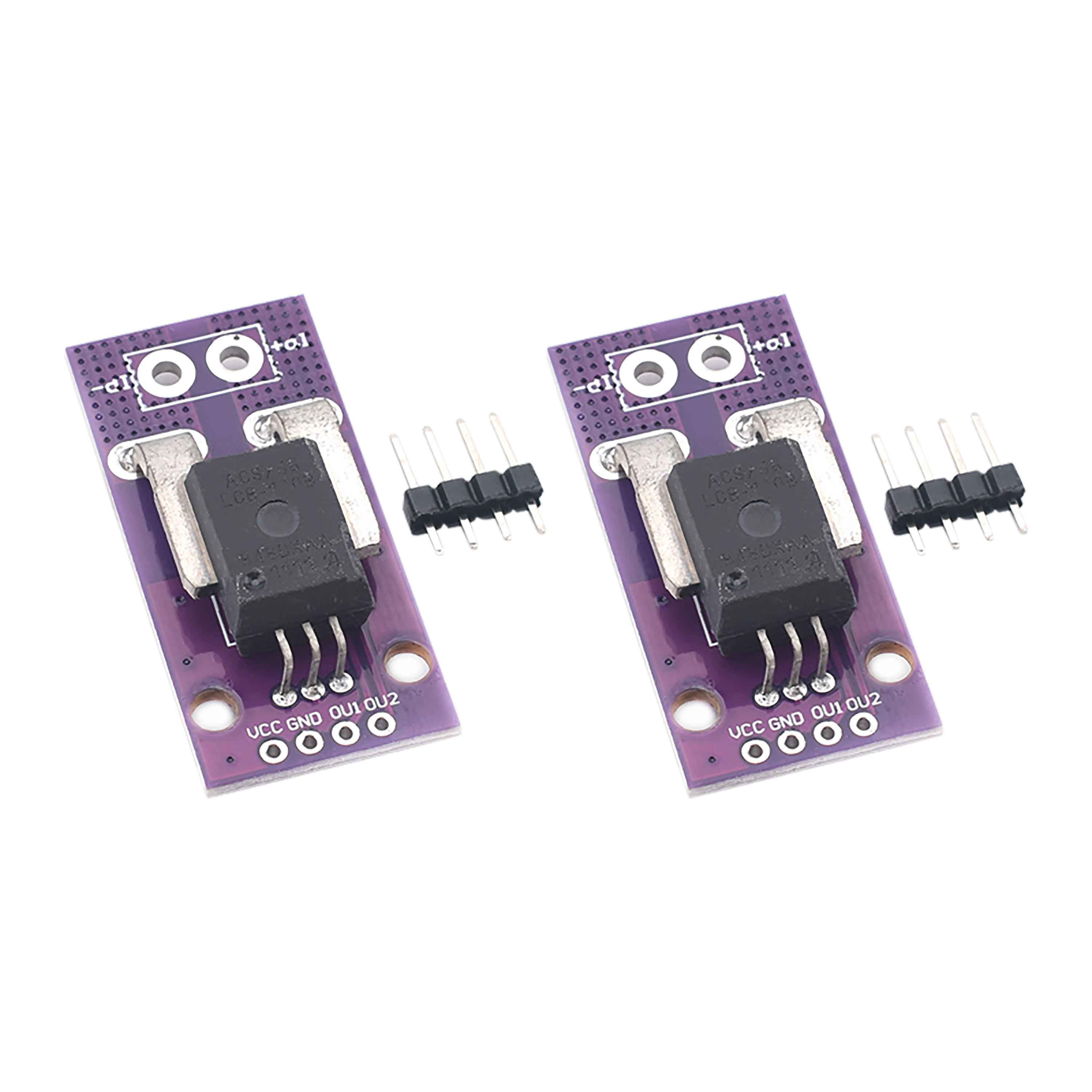 2pcs Hall Current Sensor Module Range Current Inspect With Over Current ...