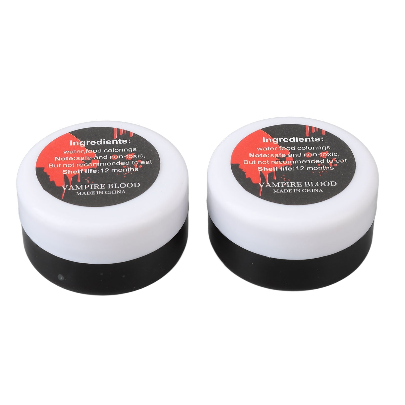 2pcs Halloween Fake Blood Makeup Kit Cosplay Props Realistic Face Body ...