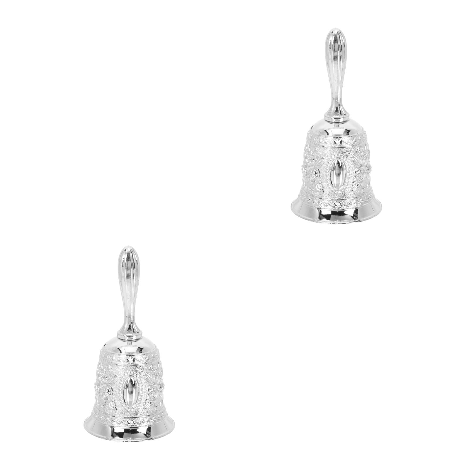 2pcs Hand Bell Call Bell Brass Wedding Bell Temple Bell Alarm Bell ...