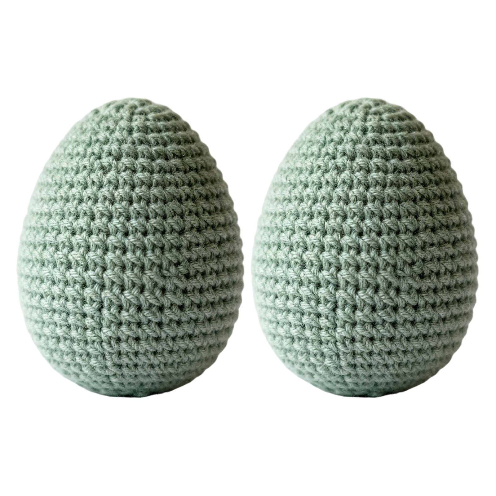 2pcs Hand Crocheted Easter Egg, Foam Filled Knitted Egg, Easter Egg ...