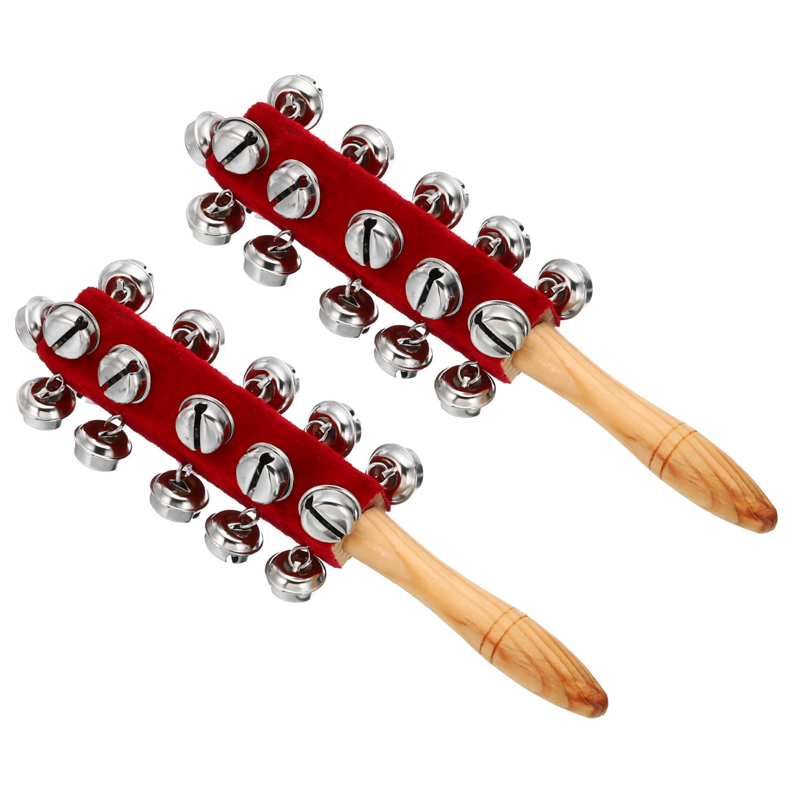 2pcs Hand Jingle Bells, Hand Bell Handheld Wrist Bells Sleigh Bells ...