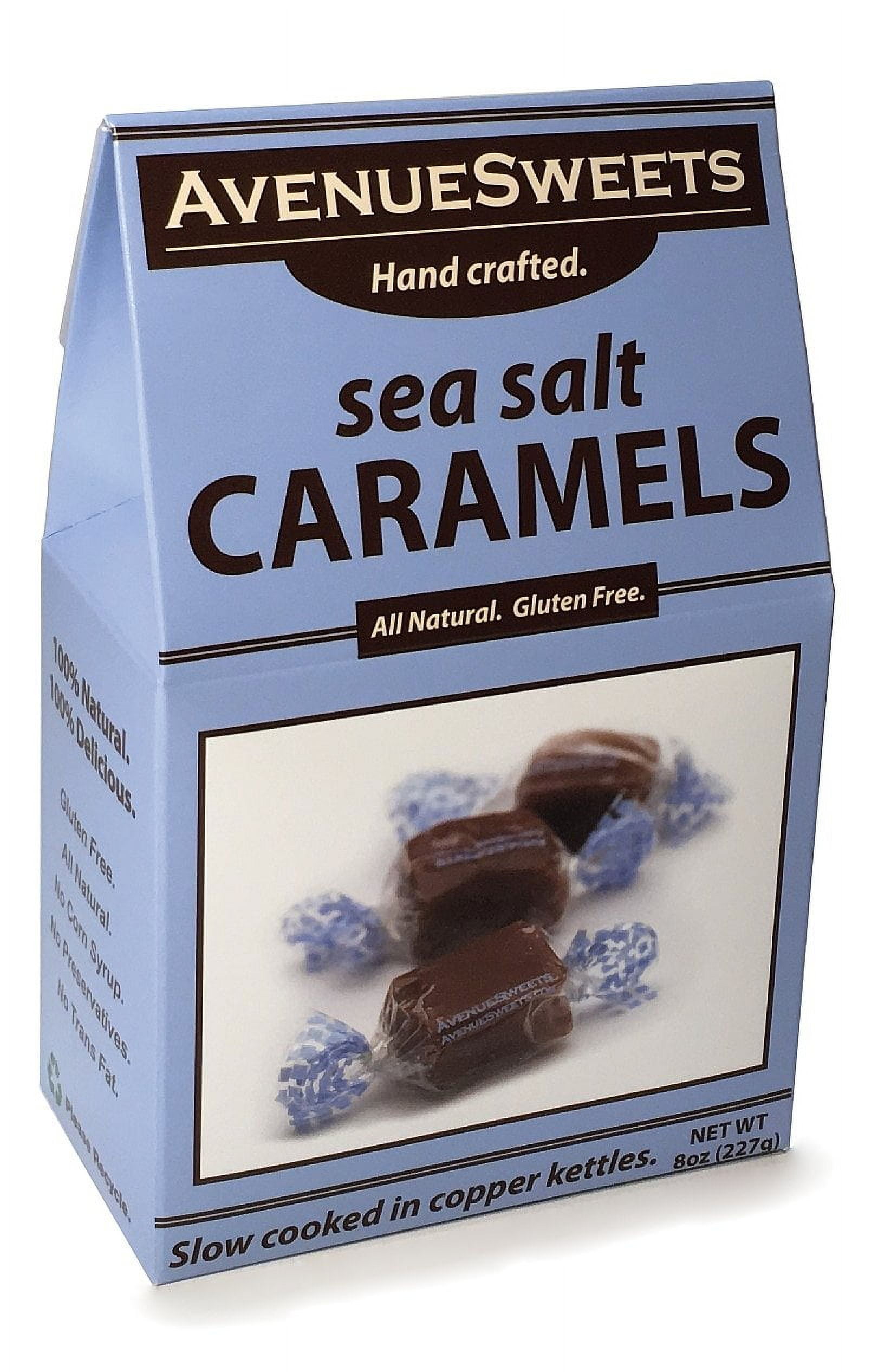 2pcs Handcrafted Individually Wrapped Soft Caramels 8 oz Box Sea Salt ...
