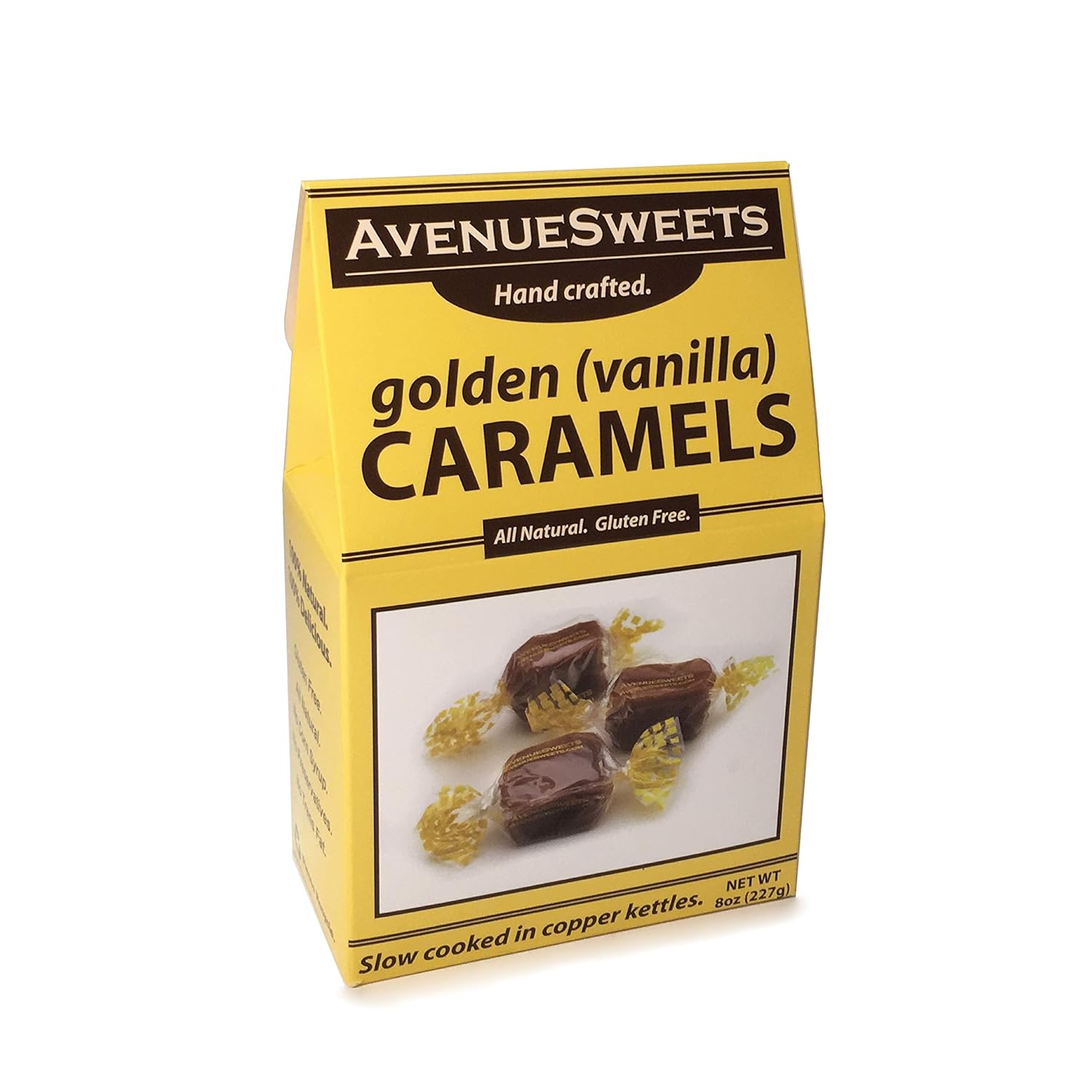 2pcs Handcrafted Individually Wrapped Soft Caramels 8 oz Box Vanilla ...