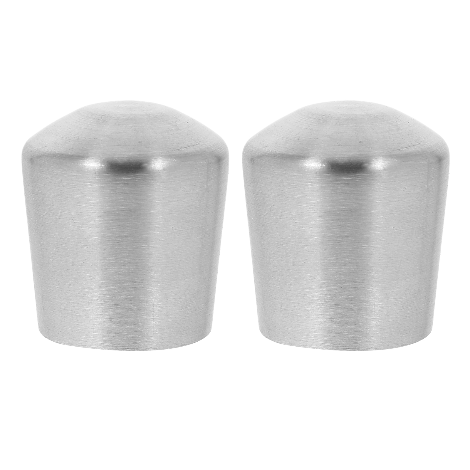 2pcs Handrail End Caps Stainless Steel Brushed Round Tube Hand Railing ...