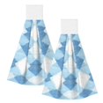 2pcs Hanging Coral Velvet Hand Towel Is Light Breathable And Absorptive ...