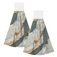 2pcs Hanging Coral Velvet Hand Towel Is Light Breathable And Absorptive ...