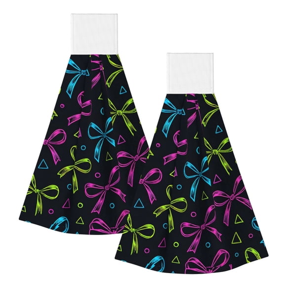 2pcs Hanging Coral Velvet Hand Towel Is Light Breathable And Absorptive ...