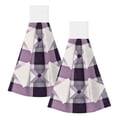 2pcs Hanging Coral Velvet Hand Towel Is Light Breathable And Absorptive ...