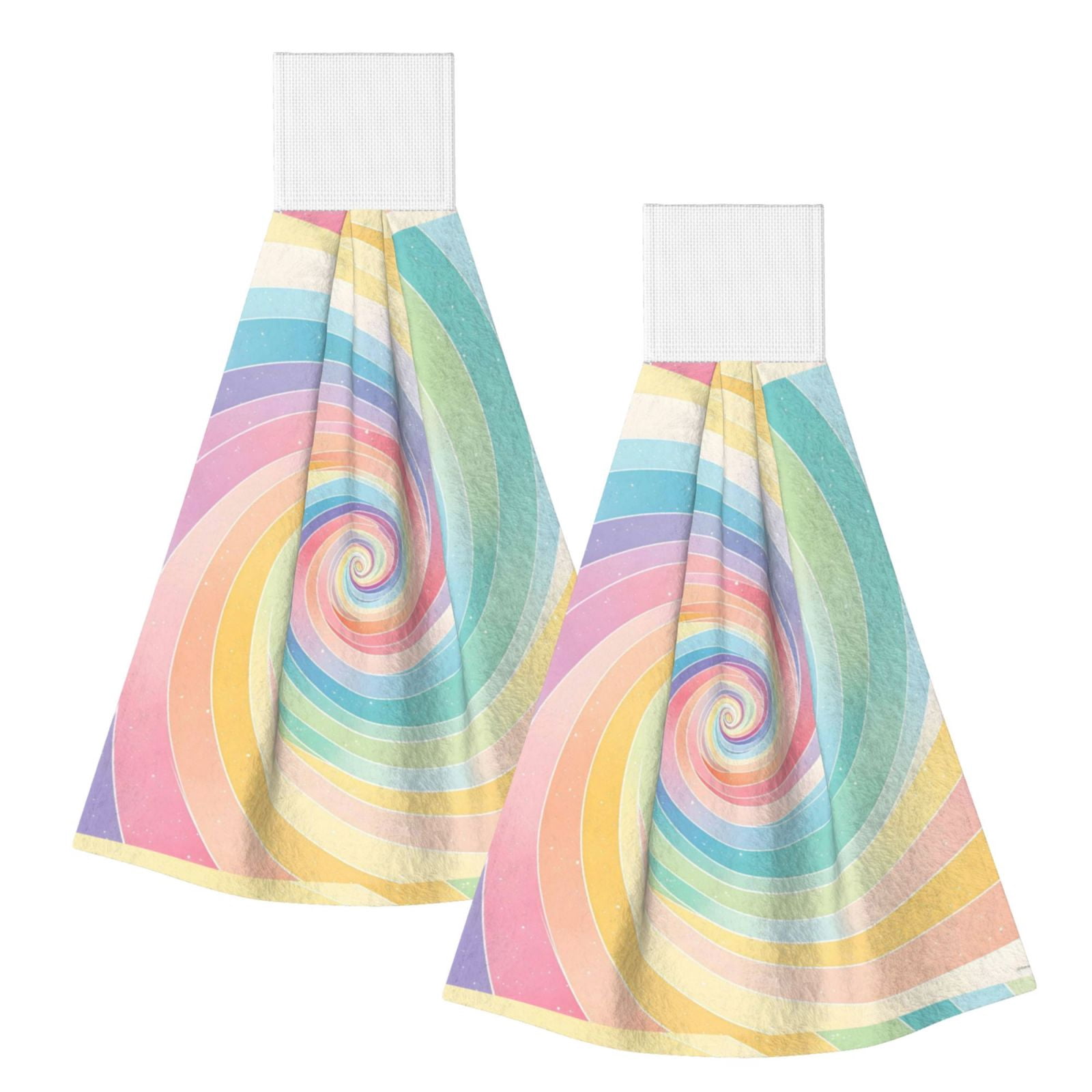 2pcs Hanging Coral Velvet Hand Towel Is Light Breathable And Absorptive ...