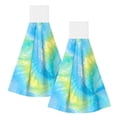 2pcs Hanging Coral Velvet Hand Towel Is Light Breathable And Absorptive ...