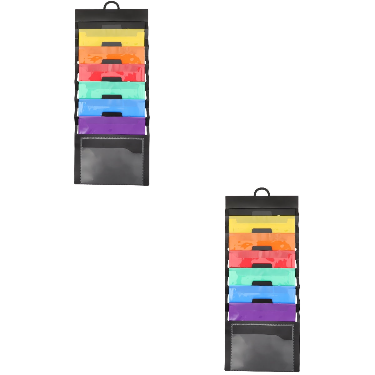 Eease 2pcs Expanding Folder File Storage Bag Wall Mounted File Folder ...