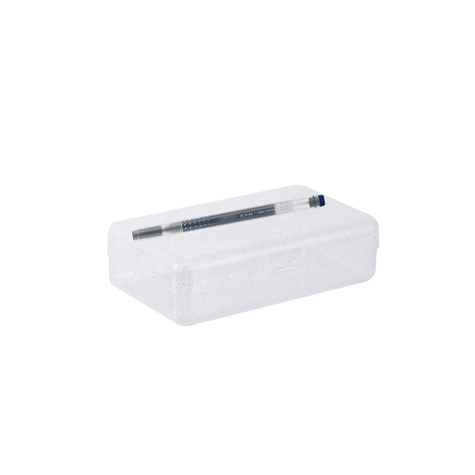 2pcs Hard Pencil Case,Pencil Box, Large Capacity Clear Pencil Case ...