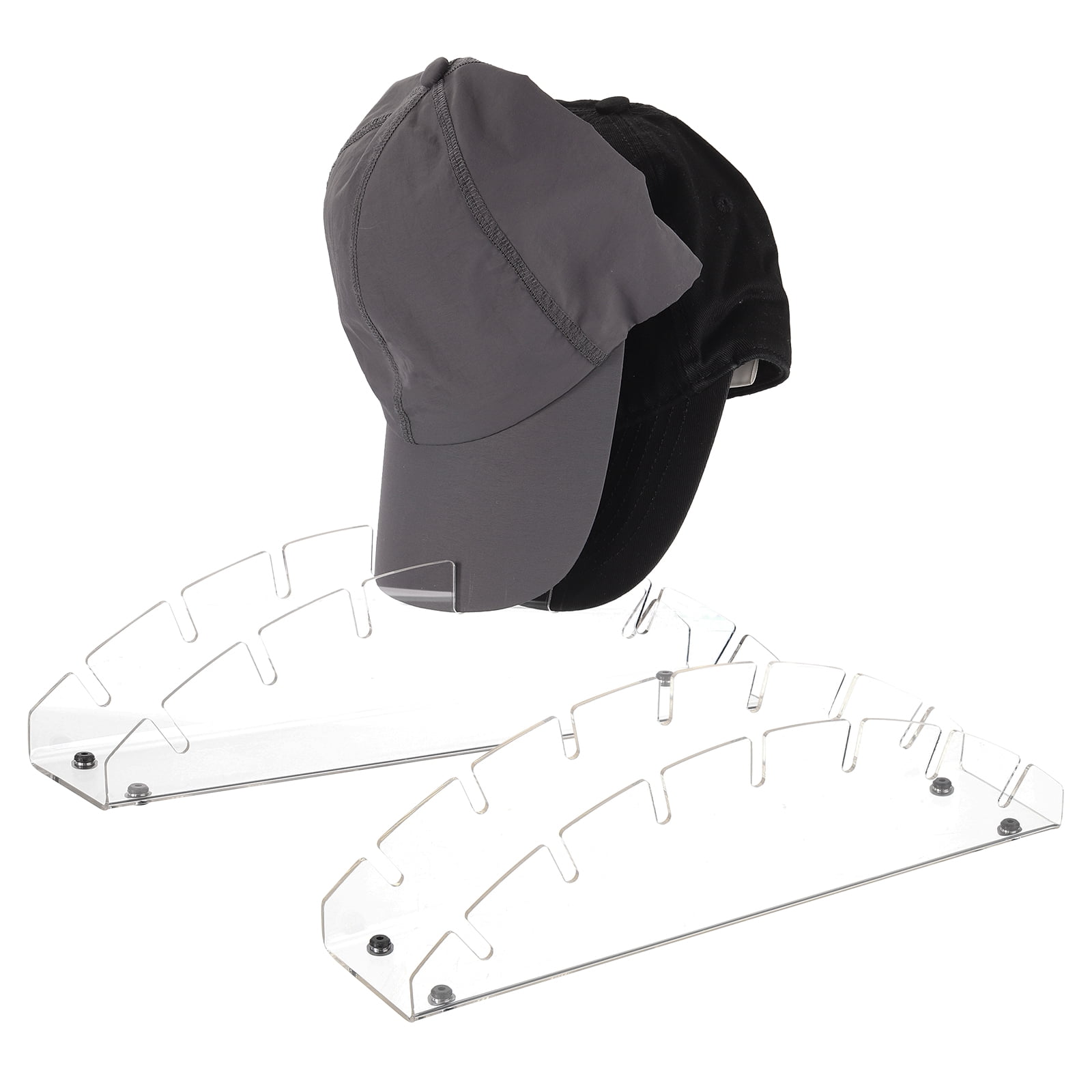 2pcs Hat Stand for Baseball Caps, Acrylic Hat Organizer Stand, No ...