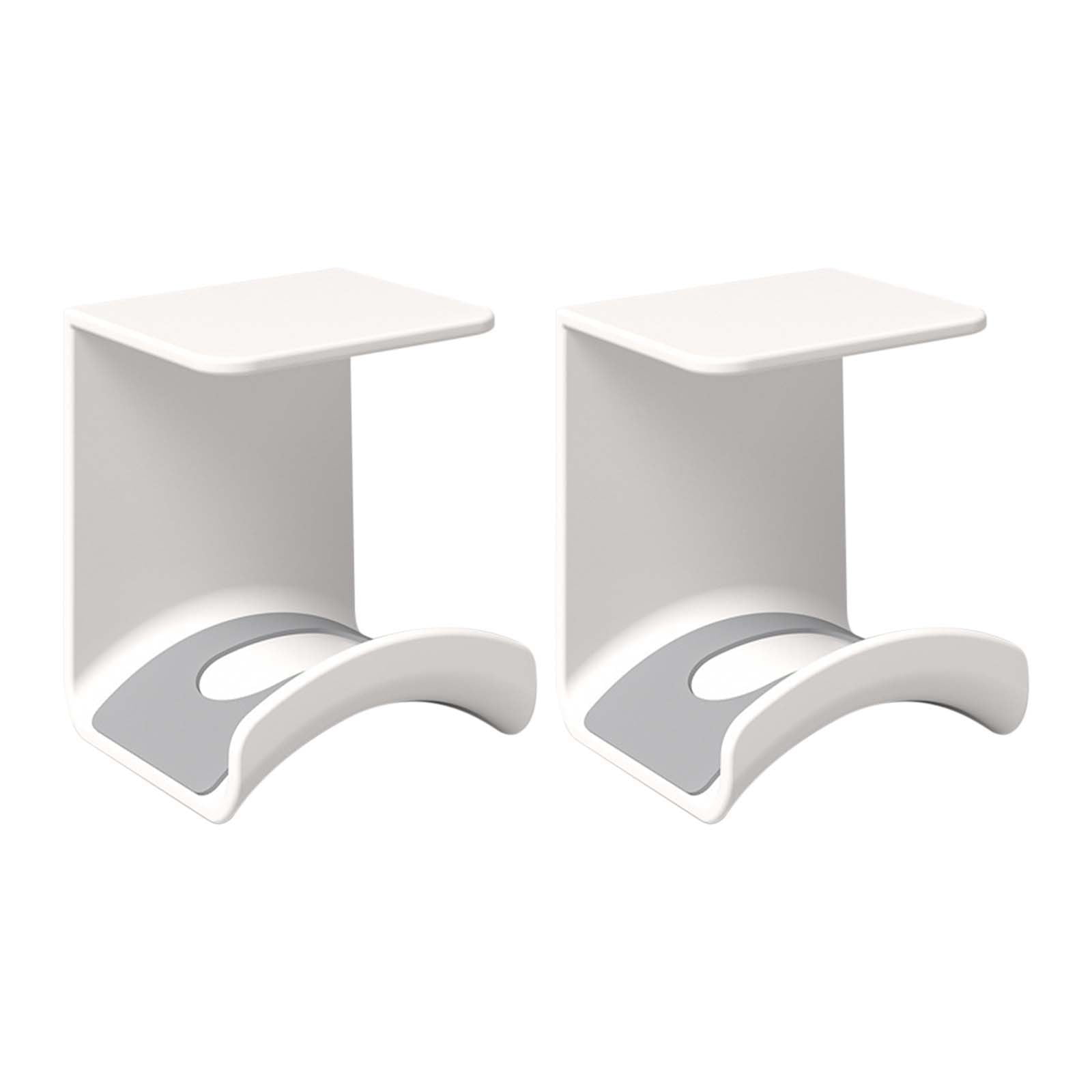 2pcs Headphone Hanger Holder Wall Mount, Headset Hook Under Desk, Head ...