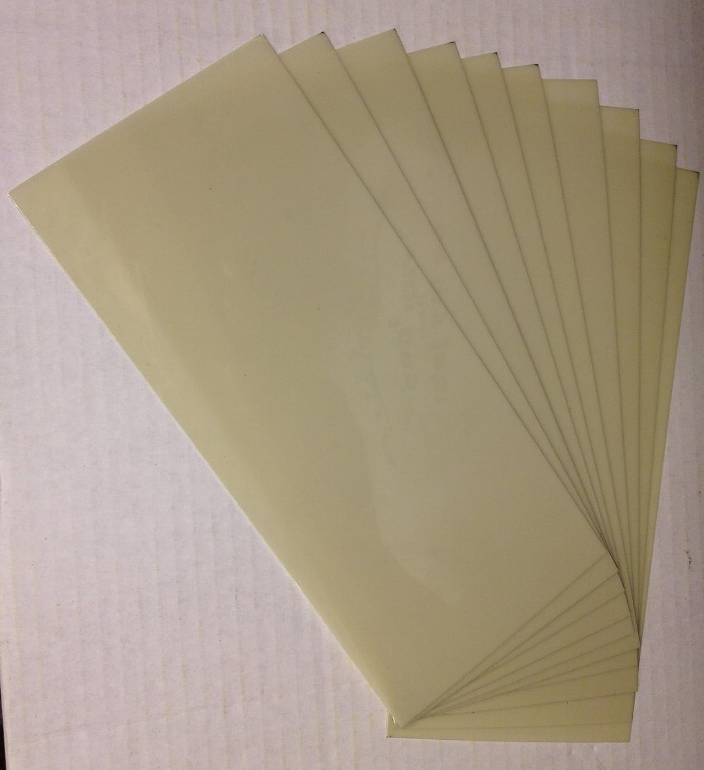 2pcs Heavy Duty 14mil Mylar Stencil - .014" Thick Polyester Sheet 4"x9 ...