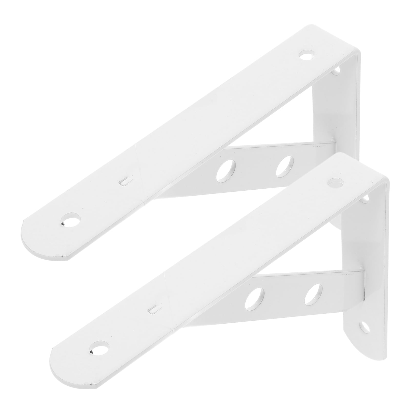 2pcs Heavy Duty Black Metal Floating Shelf Bracket Rustic Farmhouse ...