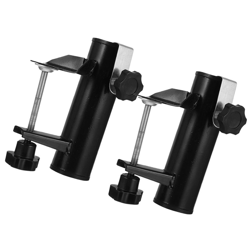 2 Pcs Parasol Support Clip Umbrella Fixed Bracket Outdoor Stall ...