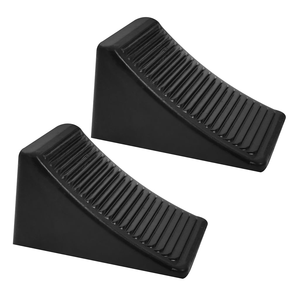 2pcs Non Slip Rubber Wheel Chocks for Cars Campers Trucks RVs Trailer ...