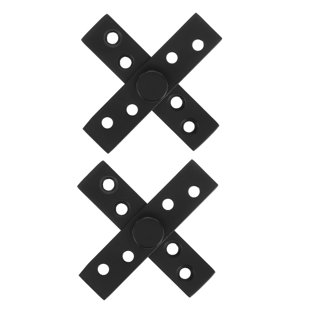 2pcs Heavy Duty Stainless Steel Hidden Pivot Hinges for Door 360 Degree ...