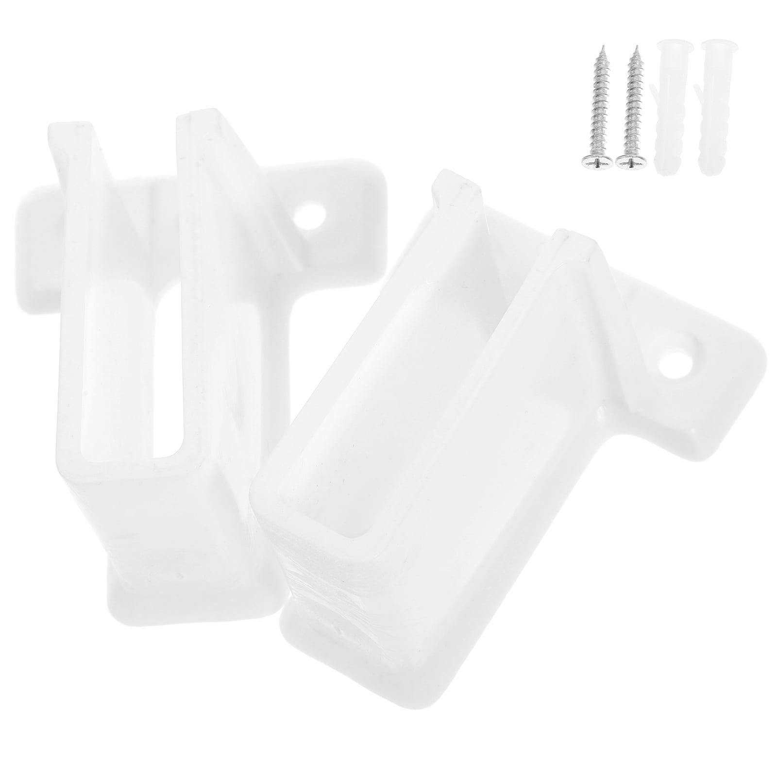 2pcs Heavy Duty Wire Shelf End Brackets Abs Construction Brackets For ...