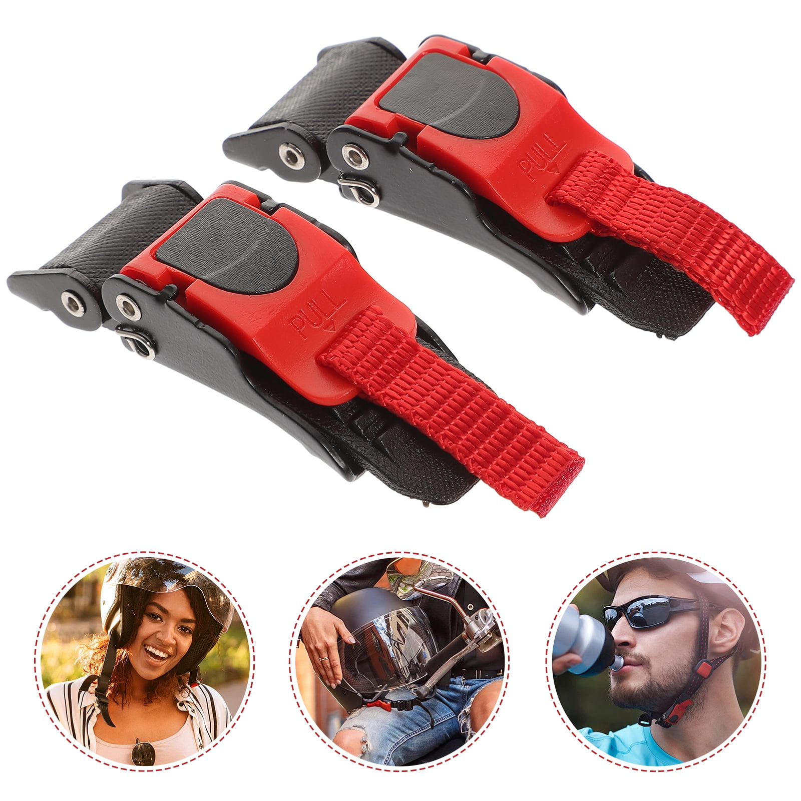 2pcs Helmet Buckle Chin Strap Replacement Buckles Helmet Parts ...