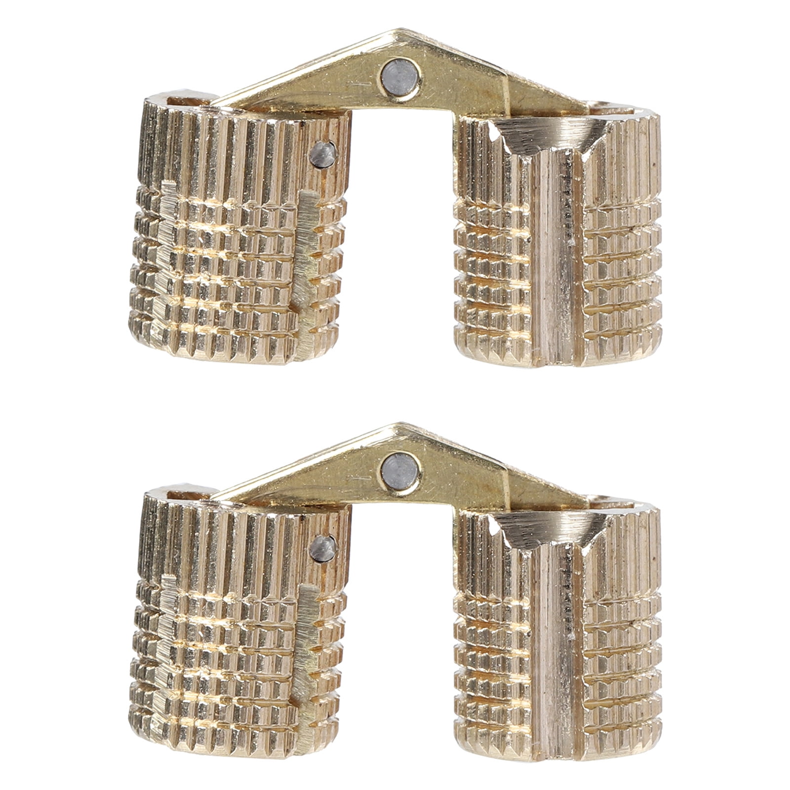 2pcs Hidden Cabinet Hinges Small Cylindrical Hinges Invisible Furniture ...
