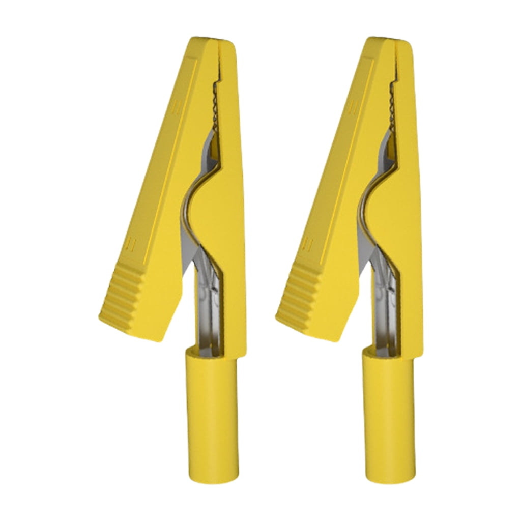 2pcs High Conductivity Alligators Clip Featuring 2mm Banana Connector ...