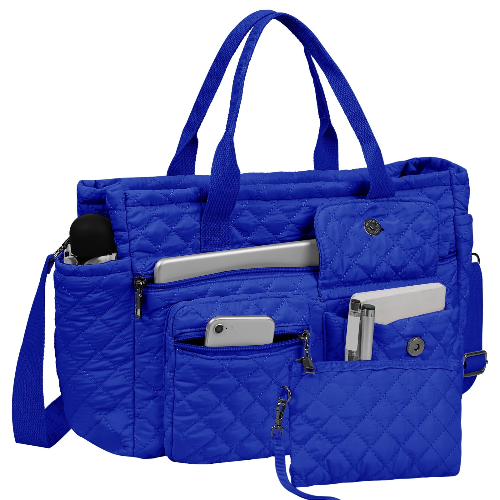 2pcs High Quality Nylon Tote Bag Set for Women - Lightweight Multi ...