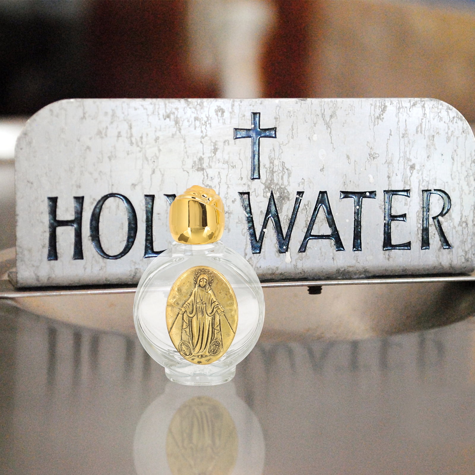 2pcs Holy Water Bottle Glass Bottle Holy Water Bottle Baptism Water ...