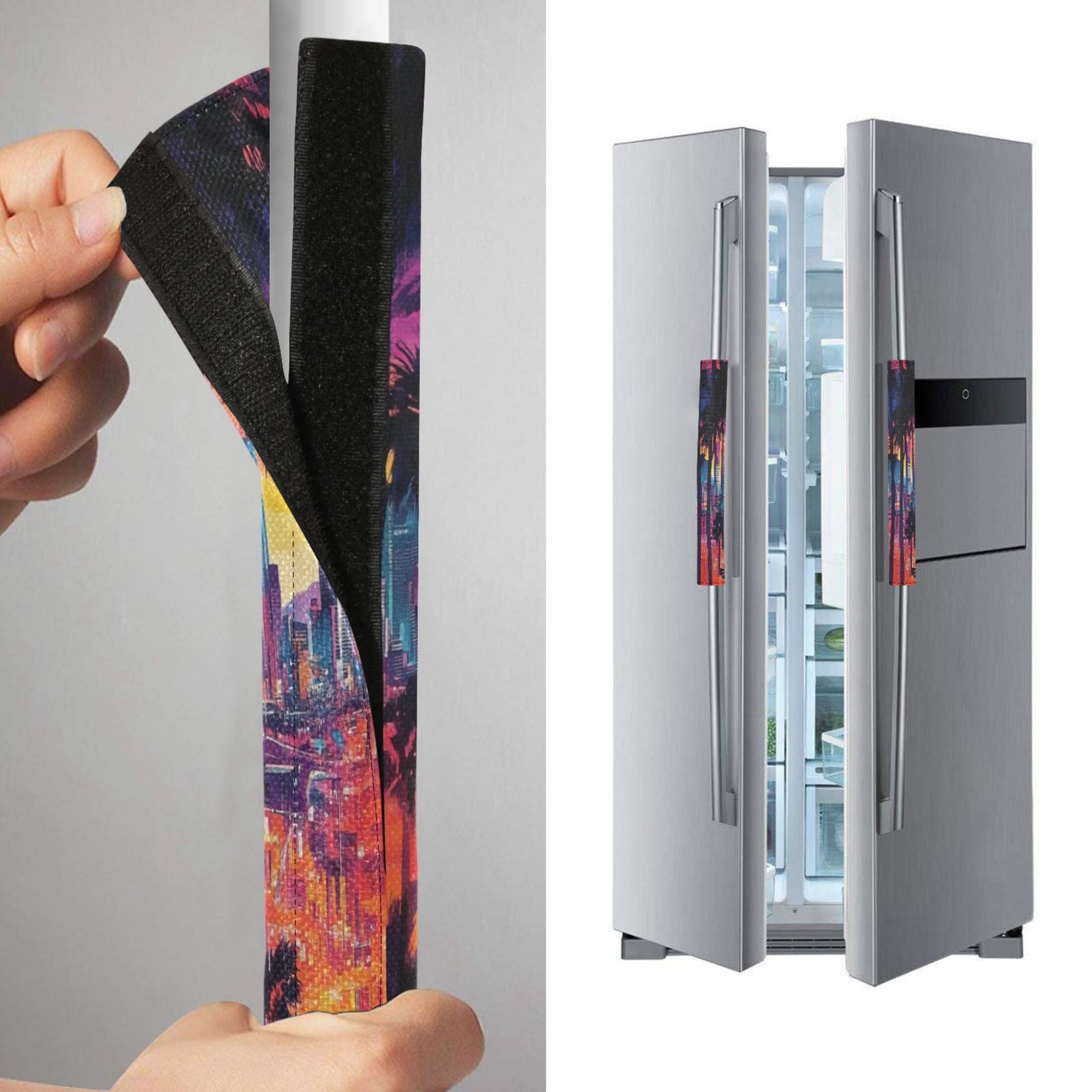 2pcs Home Appliance Handle Covers Refrigerator Door Handle Covers for ...