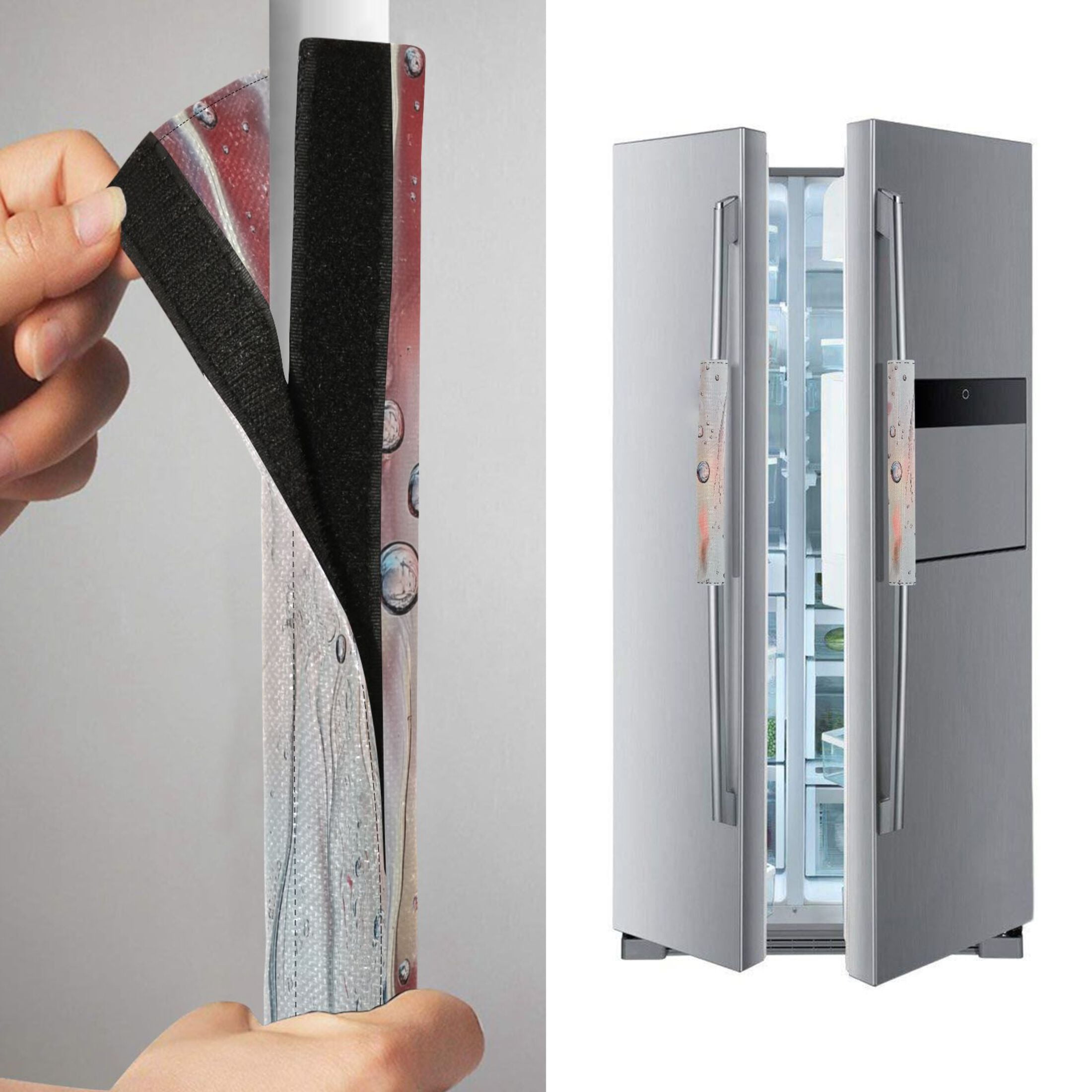 2pcs Home Appliance Handle Covers Refrigerator Door Handle Covers for ...