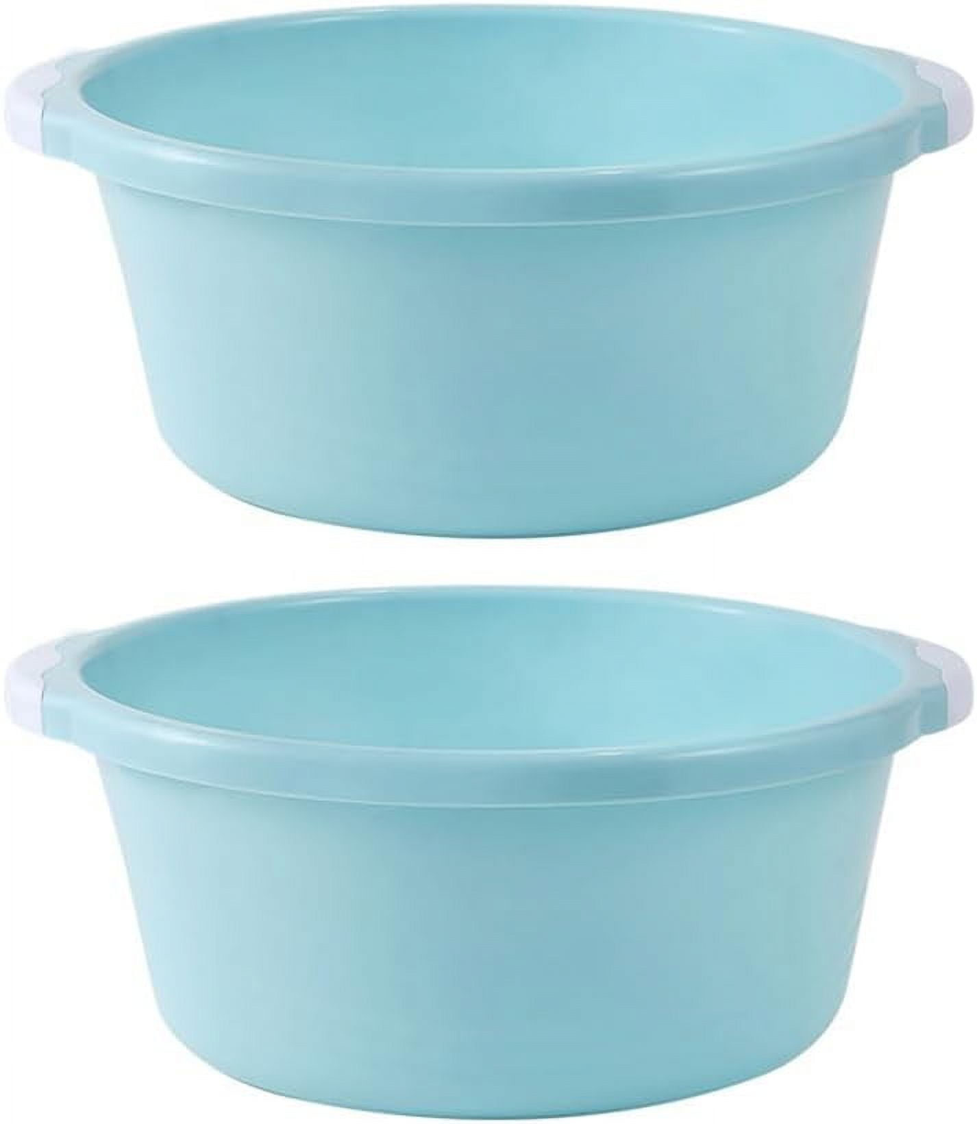 2pcs Home Bathroom Wash Basin Plastic Wash Basin Home Foot Basin ...