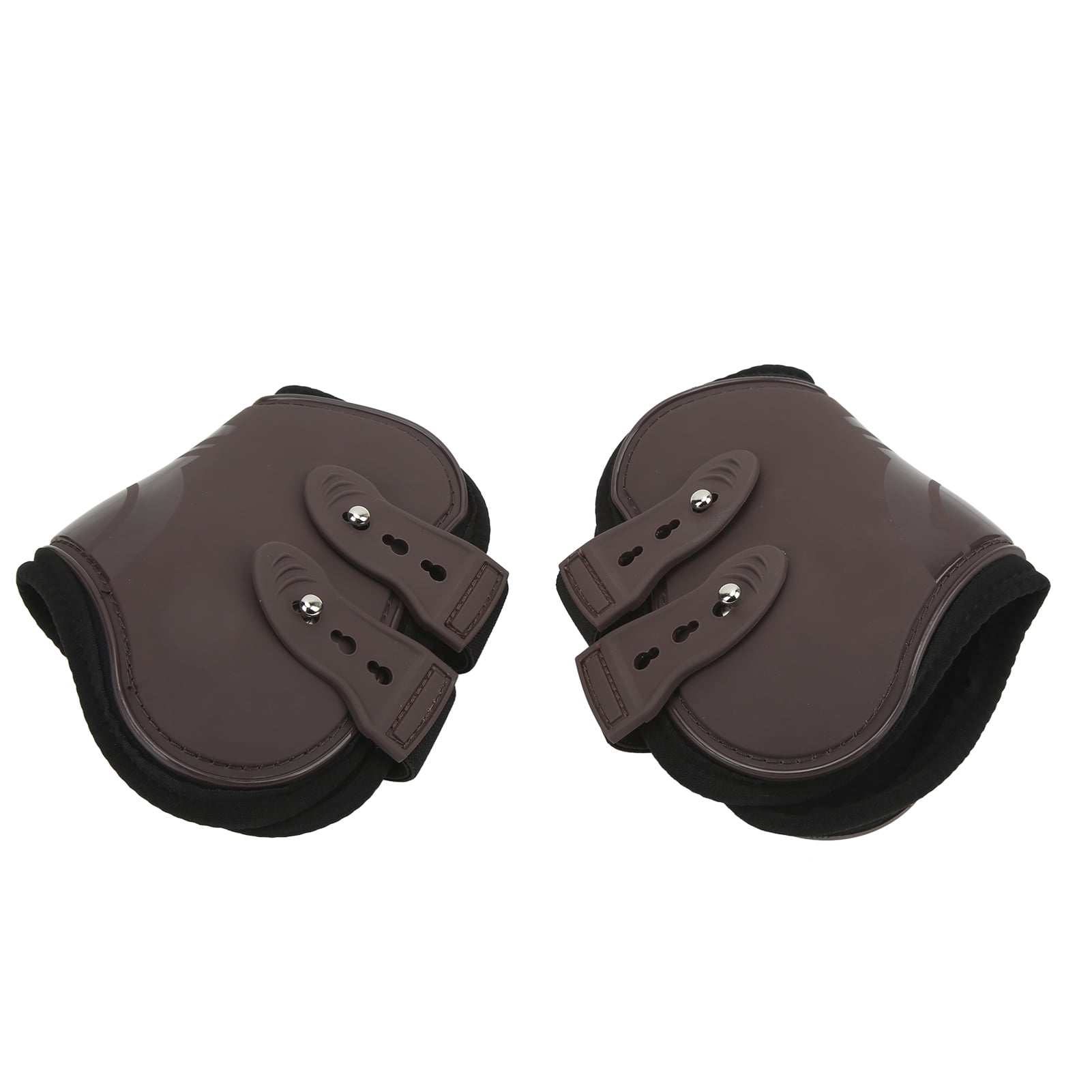 2pcs Horse Hind Leg Boots PU Shell Adjustable Neoprene Horse Leg Guard ...