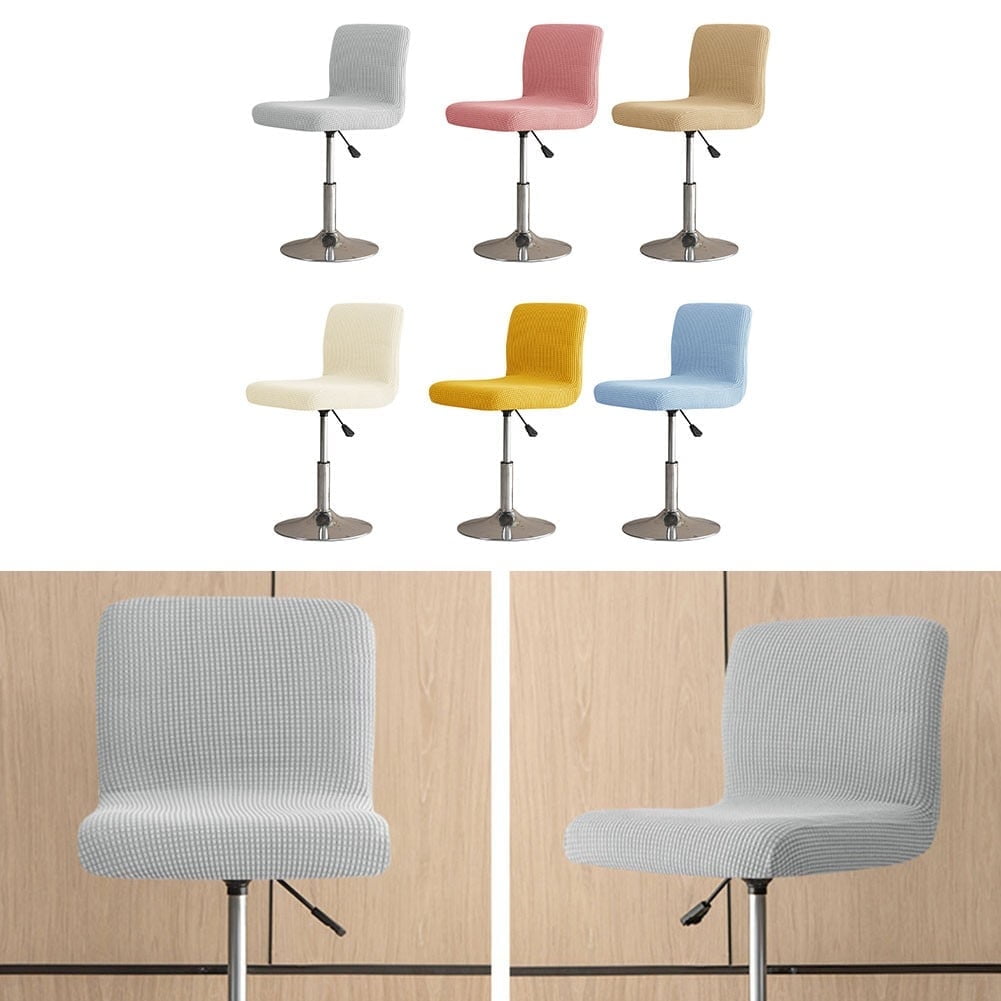 2pcs Hotel Club Rotating Bar Chair Set Bar Stool Grain Velvet High ...