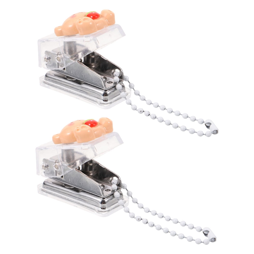 2pcs Household Card Puncher Portable Paper Puncher Office Planner ...