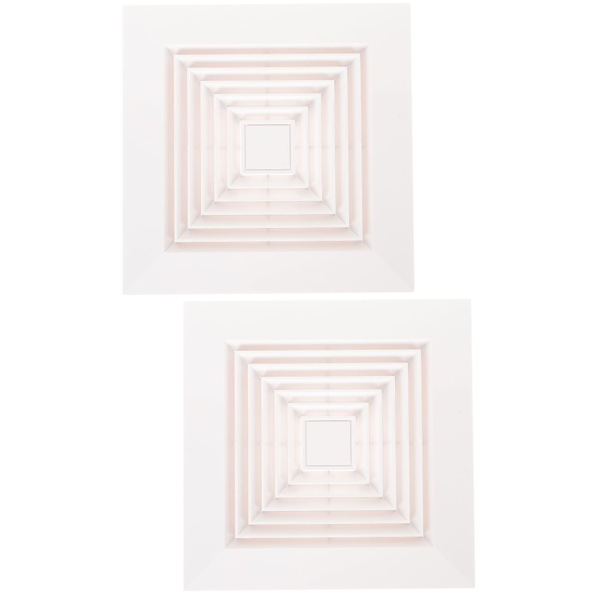 2pcs Household Ceiling Register Air Vent Cover Square Ceiling Register ...