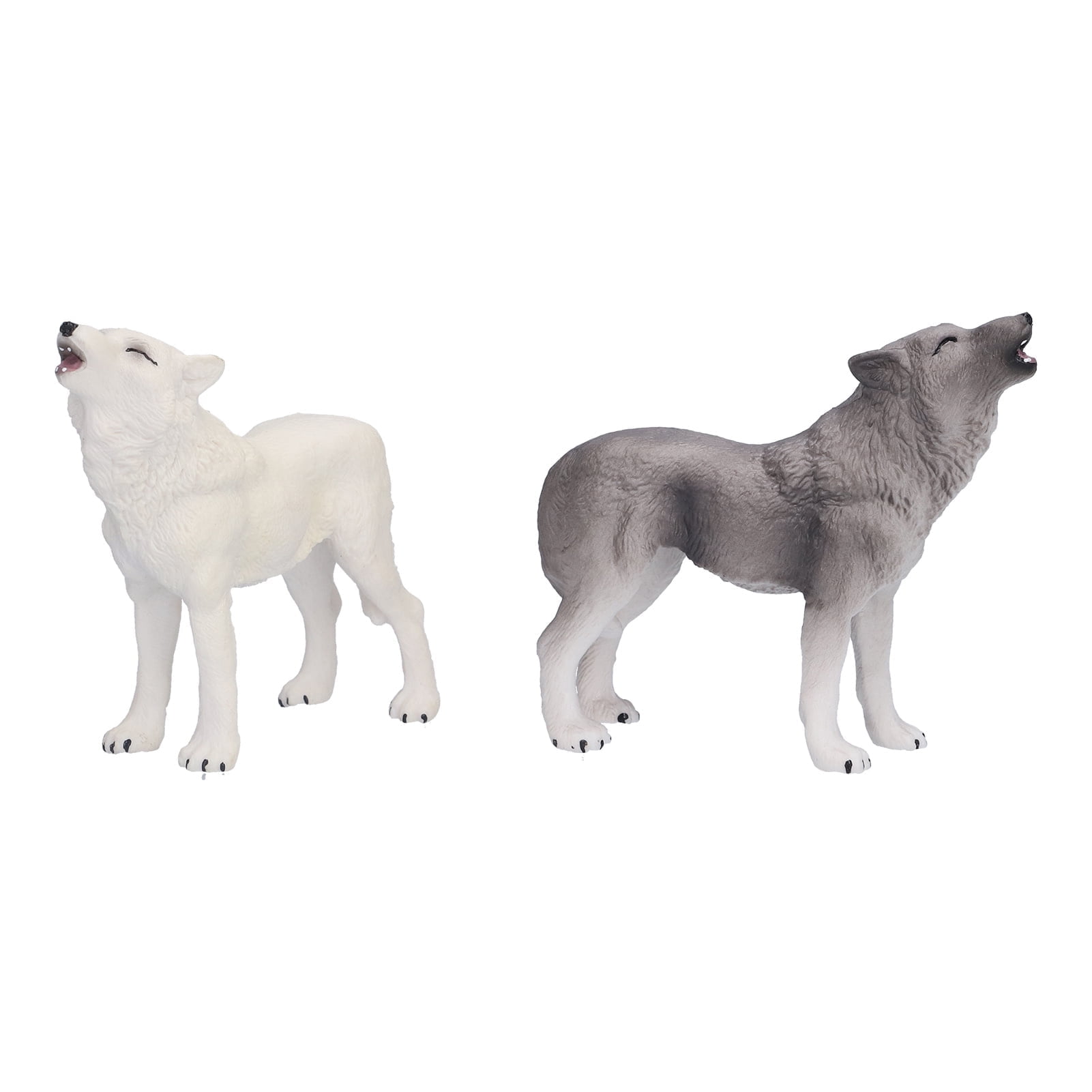2pcs Howling Wolf Toys, Action Figure Figurines Toys Howling Wolf ...