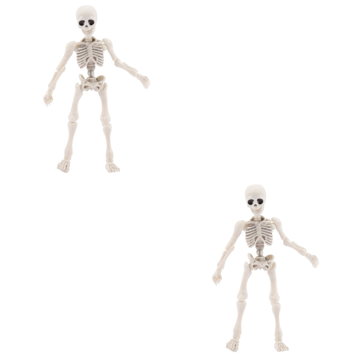 2pcs Human Skeleton Model Movable Human Body Skeleton Prop Halloween ...