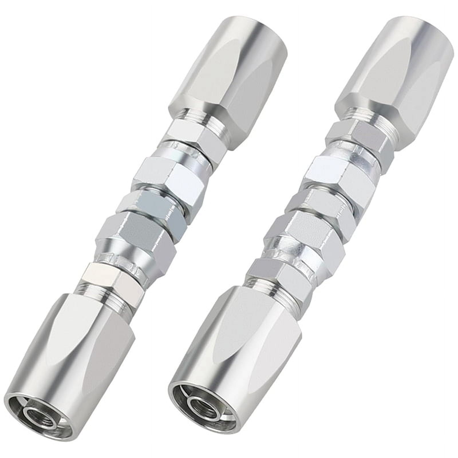 2pcs Hydraulic Hose Repair Kit, Reusable, 2-Wire Reusable Hydraulic ...