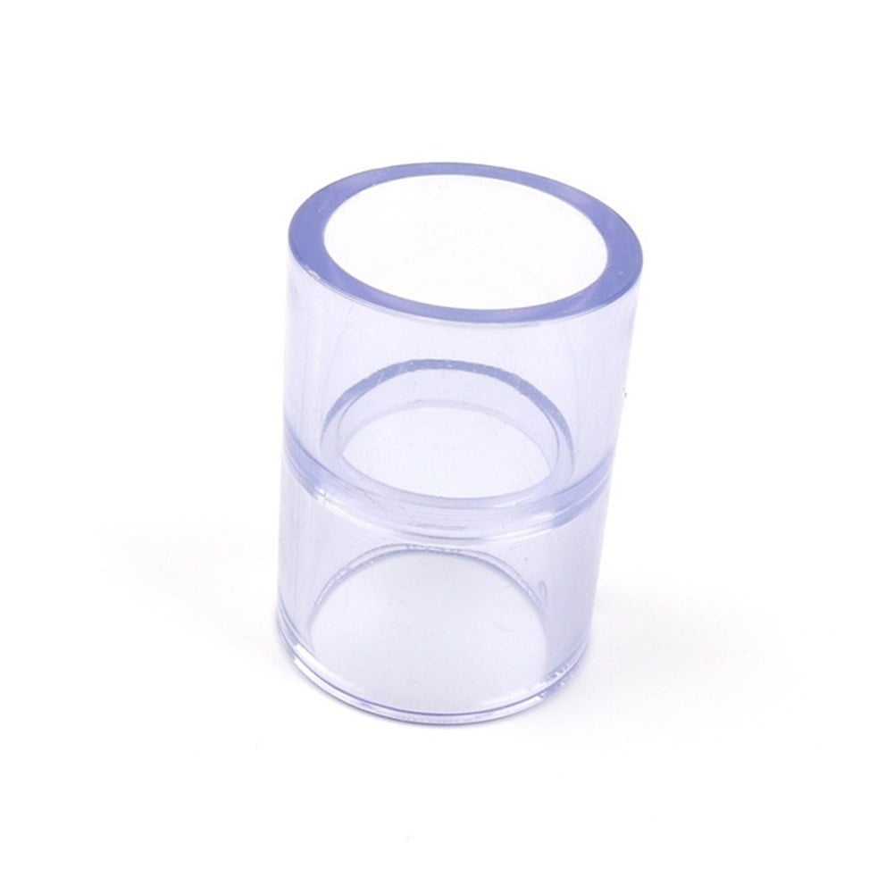 2pcs I.D 63-110mm Transparent PVC Pipe Connectors Industrial Garden ...