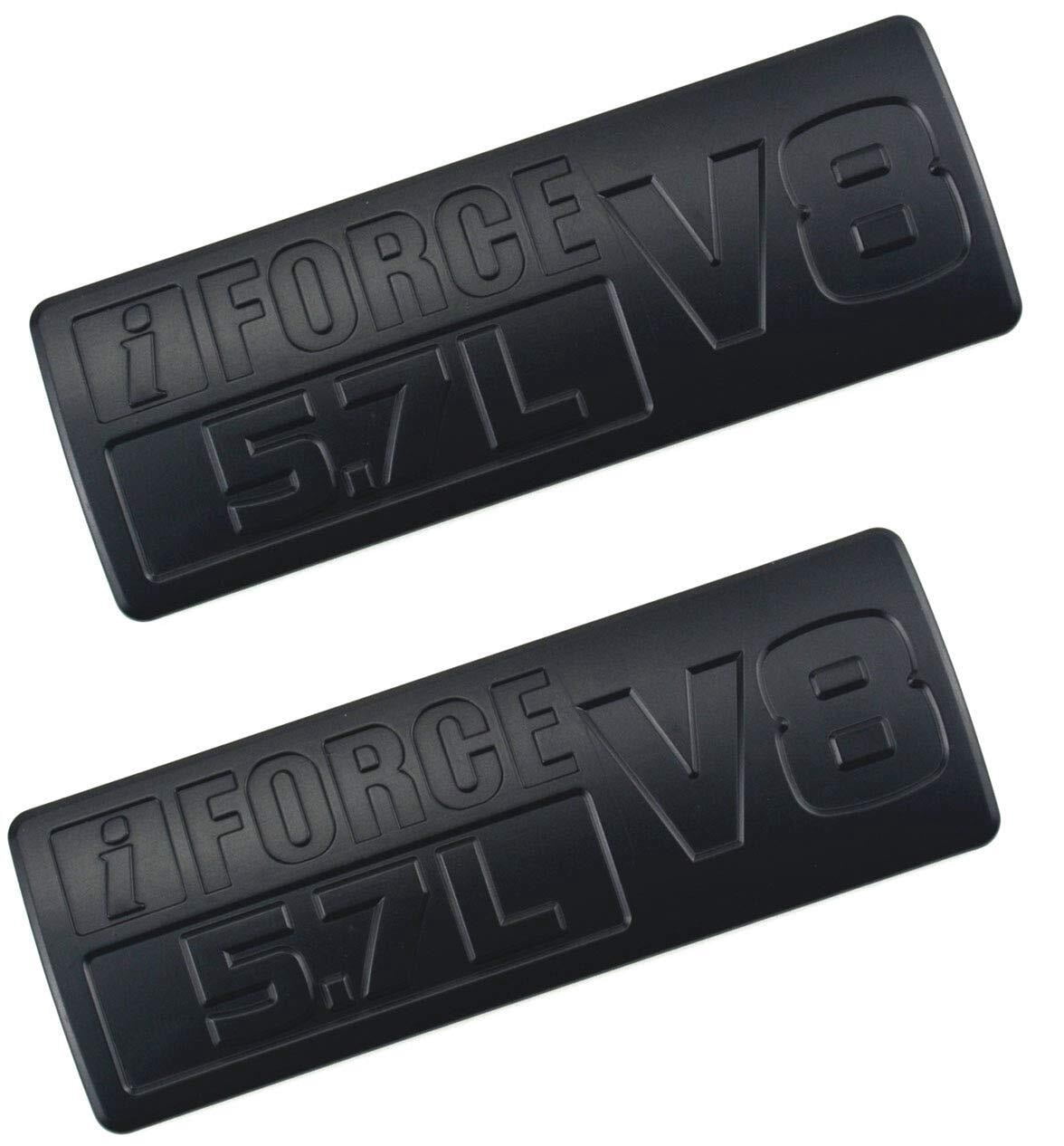 2pcs IFORCE 5.7L V8 Badge Side Emblem, 3D Door Badge NamePlate Decals ...