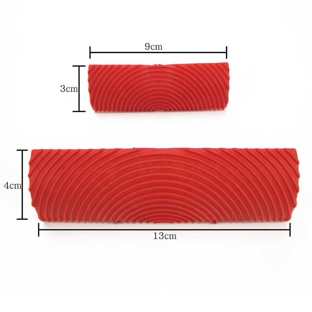 2pcs Imitation Wood Graining Pattern Wall Texture Art DIY Brush ...