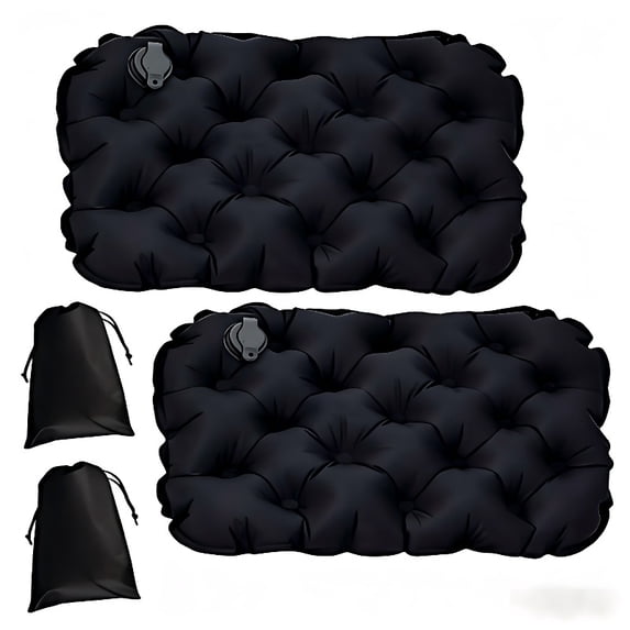 2pcs Inflatable Seat Cushion Set Equipped With Storage Bag Portable