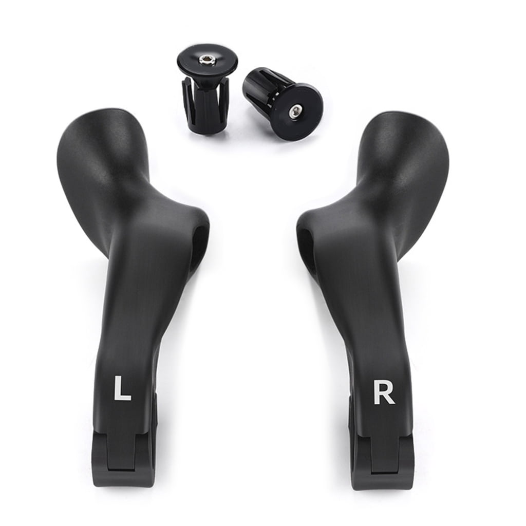 2pcs Inner Bar Ends Bike Handlebar Ends with Fluorescent Lights Improve ...
